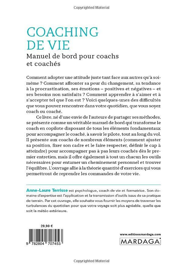 Coaching de vie - Manuel de bord pour coachs et coachés, 2025, Anne-Laure Terrisse, Mardaga