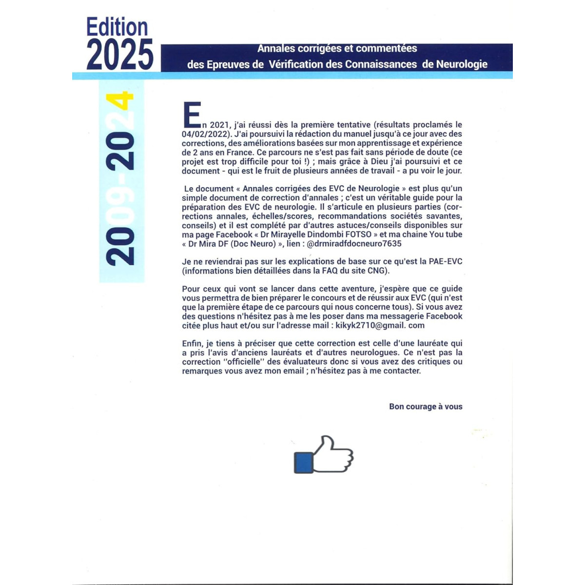 Annales de Neurologie 2009-2024, 2025, Vicky Mirayelle Mekue Fotso, VG ...