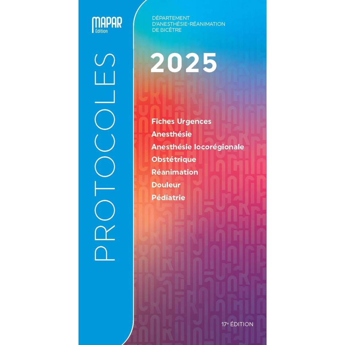 Protocoles MAPAR 2025, 2025, Collectif MAPAR, MAPAR