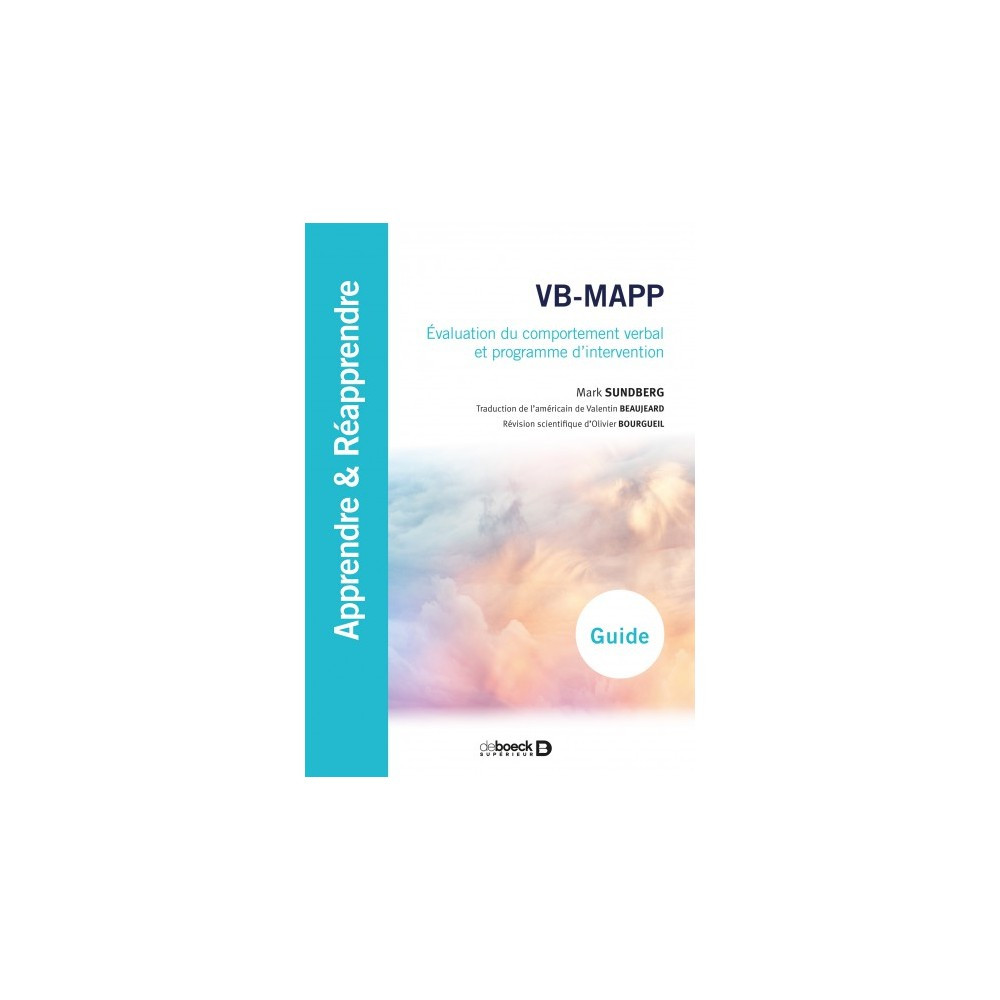VB-MAPP : le guide - Mark Sundberg - De Boeck - VG Librairies